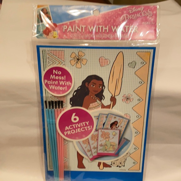 Disney | Party Supplies | 15 Disney Princess 6 Count Paint With Water ...